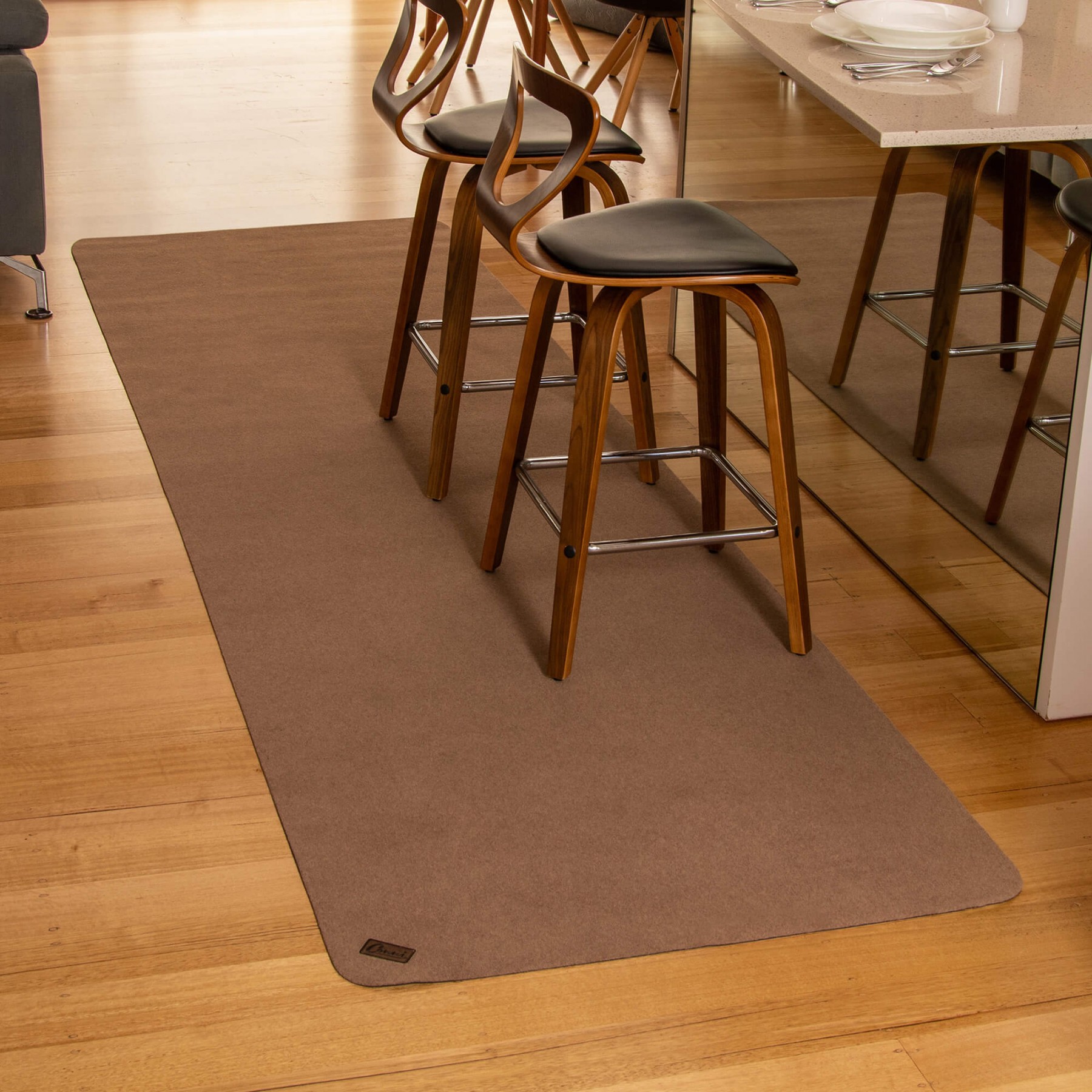 Anti-Slip Floor Mat Marathon Runner - Pebble
